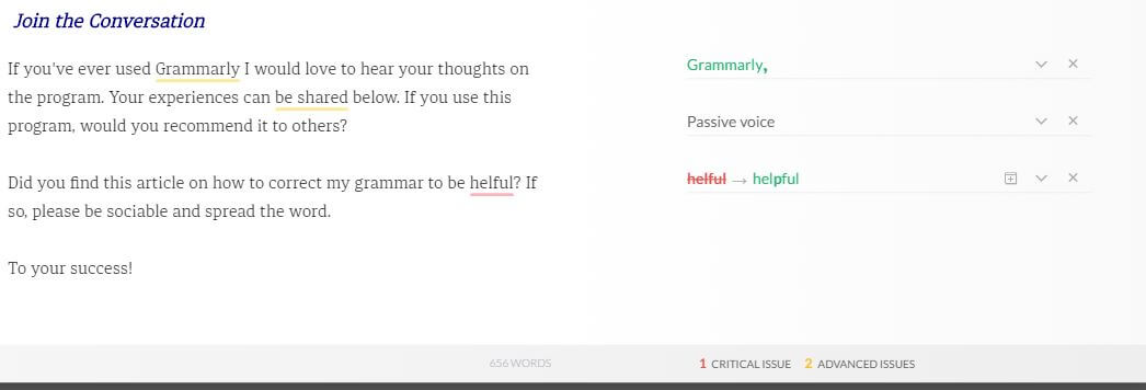 How to Correct My Grammar the Easy Way - Use Grammarly - Retired and ...